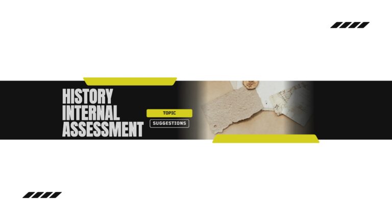 IB History IA Topics | Topic Suggestions