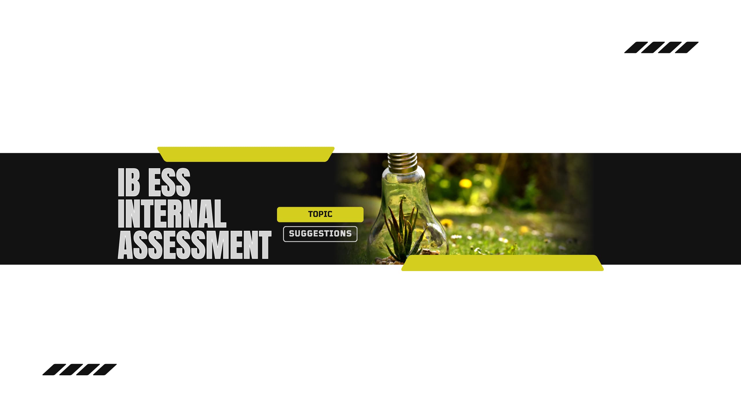 IB Environmental Systems and Societies IA topics | Topic Suggestions