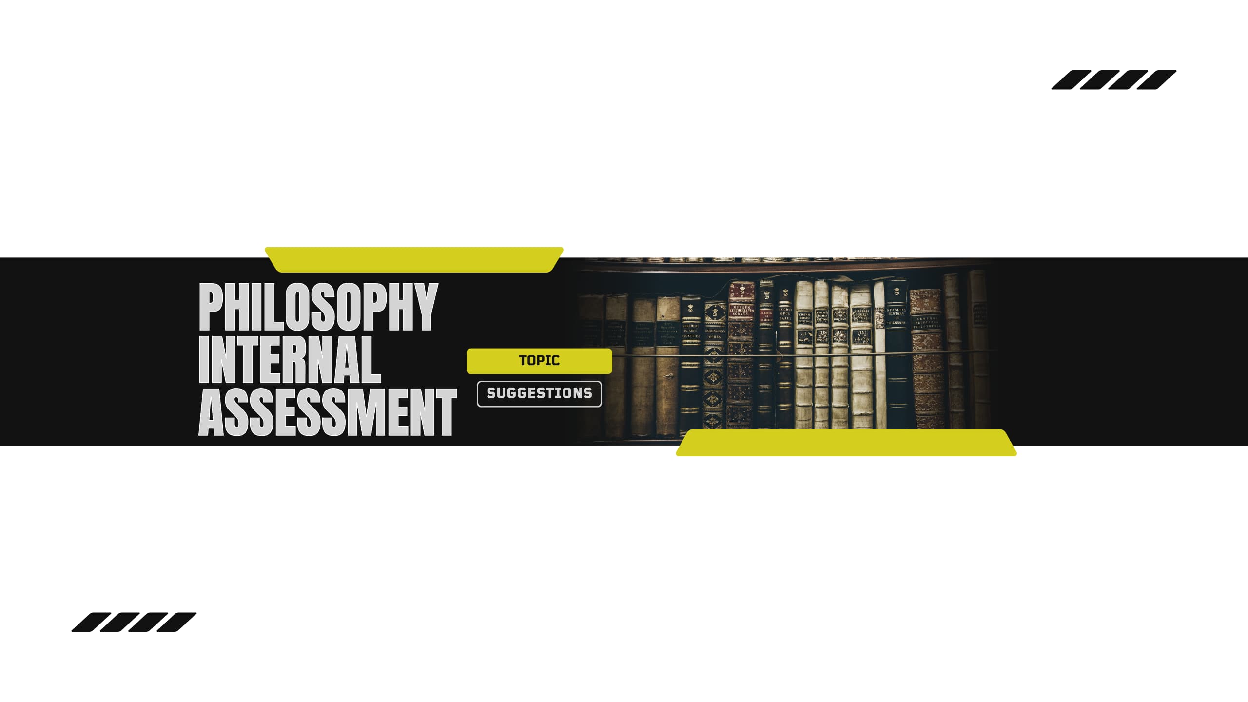 IB Philosophy IA Topics | Topic Suggestions