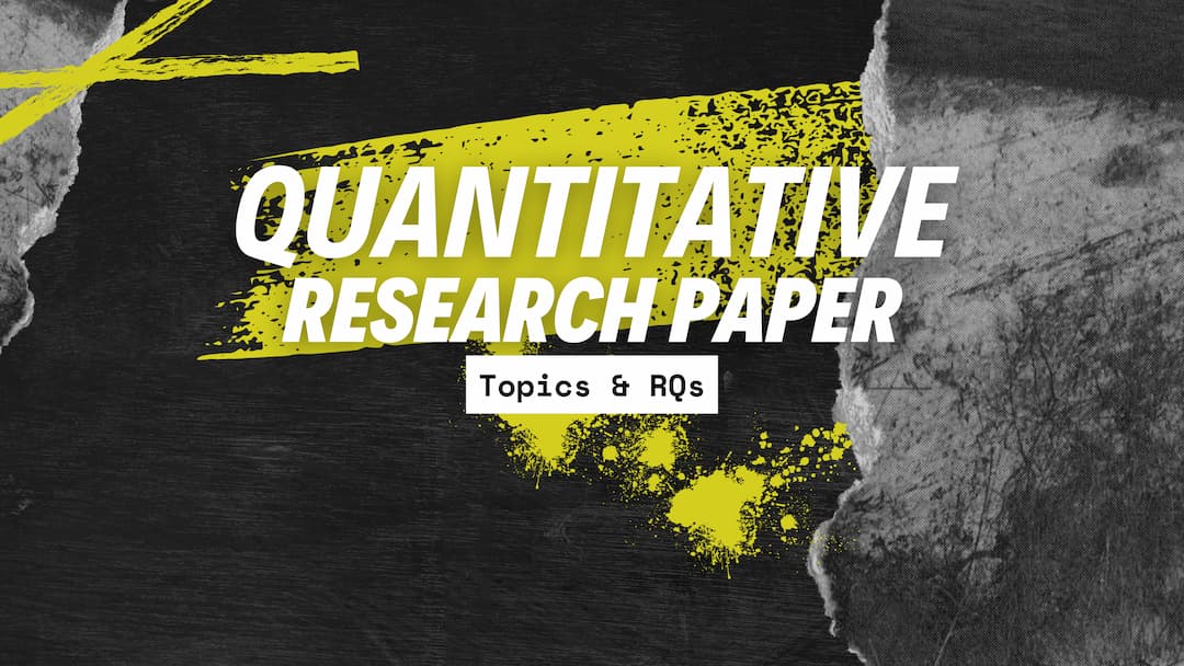 Quantitative research topics for accounting students | Topic Suggestions